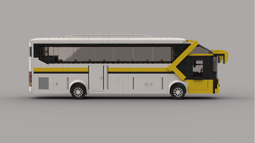 Lego Moc Coach Bus 03 Higer Klq6122 By Yanix Rebrickable Build