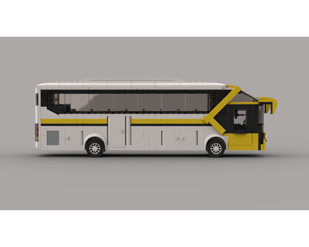 LEGO MOC Coach Bus - 03 - Higer KLQ6122 by Yanix | Rebrickable - Build ...