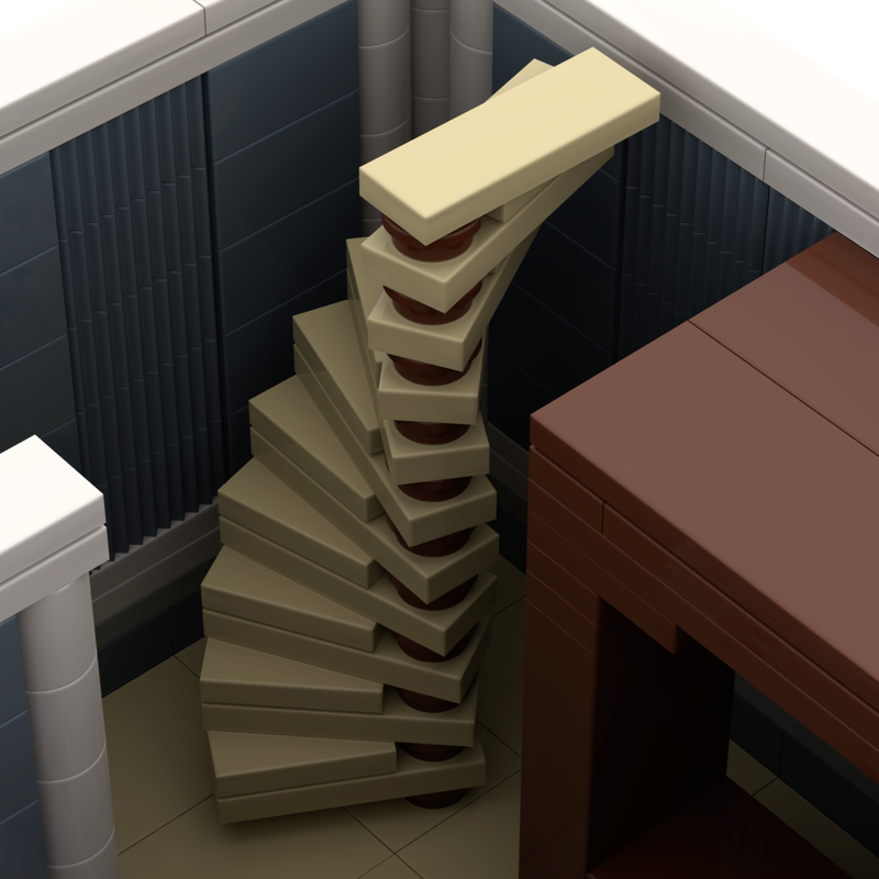 LEGO MOC Downtown House (MILS version) by Safisab | Rebrickable - Build ...