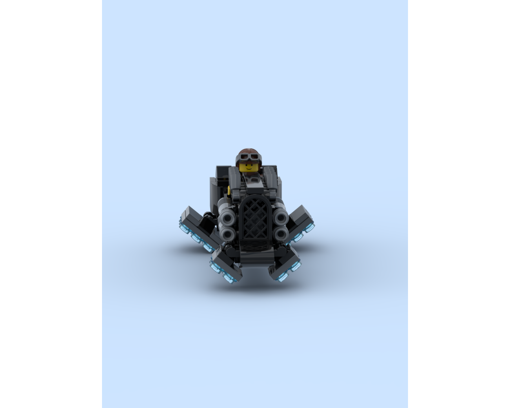 Lego Moc Hovercar Hotrod By Tingdrason Rebrickable Build With Lego