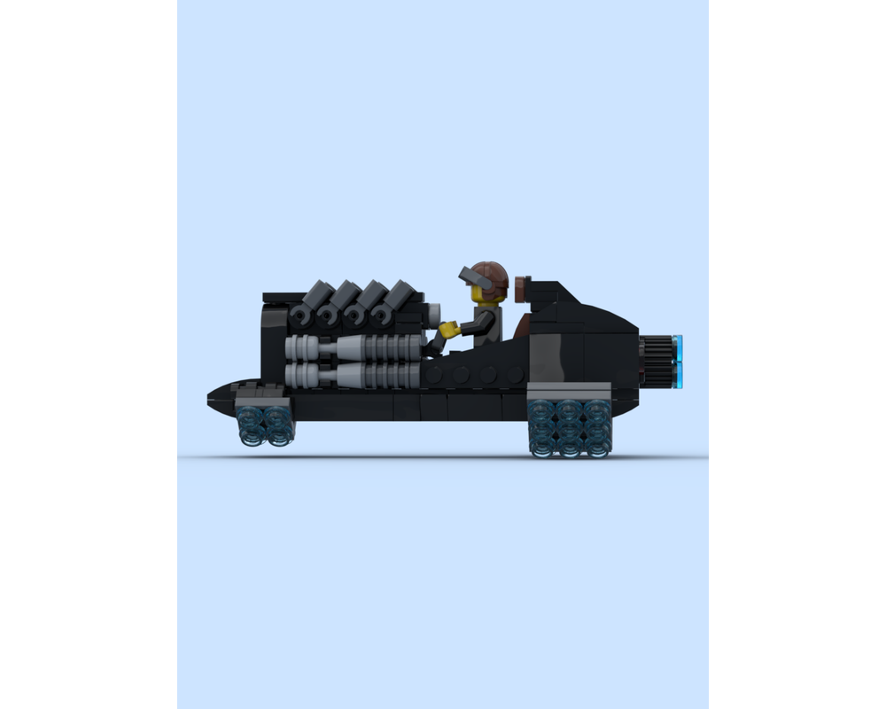 Lego Moc Hovercar Hotrod By Tingdrason Rebrickable Build With Lego
