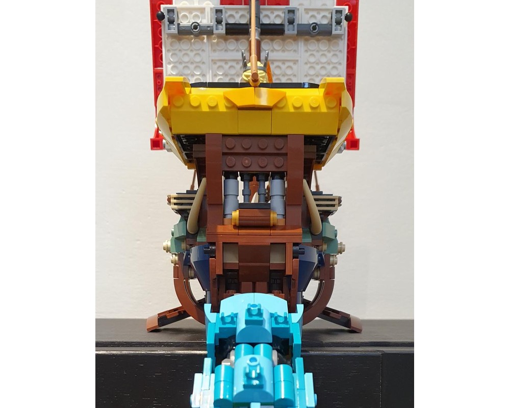 Lego Moc Viking Shark Ship By Gr33tje13 Rebrickable Build With Lego