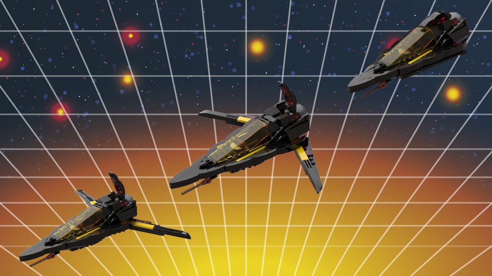 LEGO MOC Blacktron Switchblade by ahmadsquad | Rebrickable - Build with ...