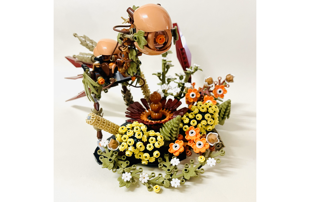 LEGO MOC Unknown Living Thing - Lego 10314 Dried Flower Centerpiece ...