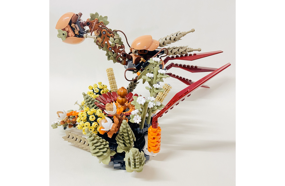 LEGO MOC Unknown Living Thing - Lego 10314 Dried Flower Centerpiece ...