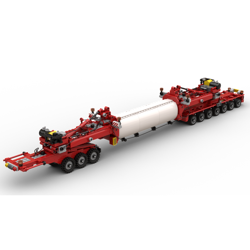 LEGO MOC 3-Axle Dolly with Windmill Mast (Tower) Transporter - MST by ...