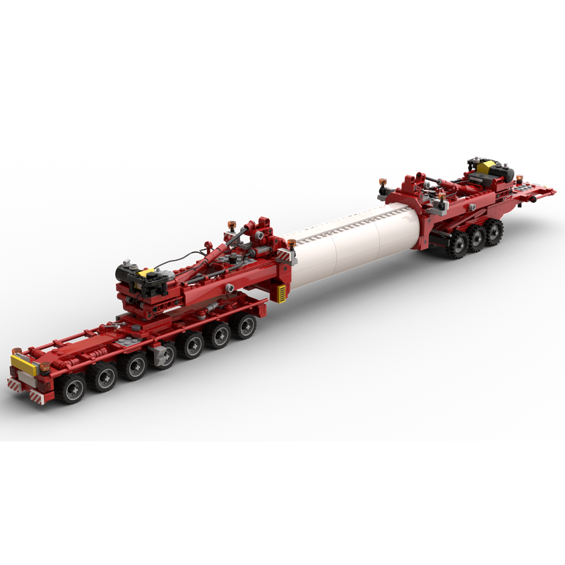 LEGO MOC 3-Axle Dolly with Windmill Mast (Tower) Transporter - MST by ...