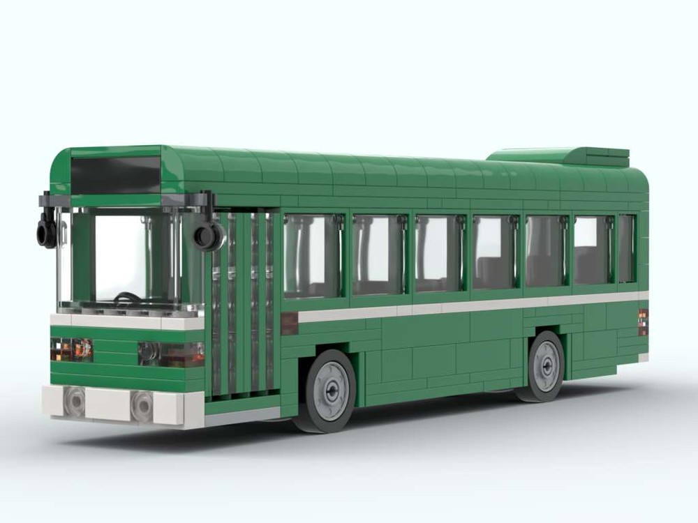 LEGO MOC Leyland National British Single Decker Bus - NBC Green by ...