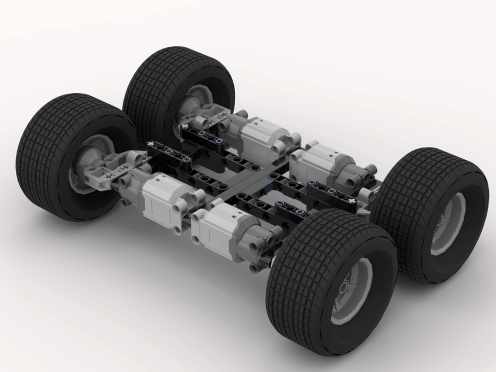 LEGO MOC 4x4 car by ZH BRICKS | Rebrickable - Build with LEGO