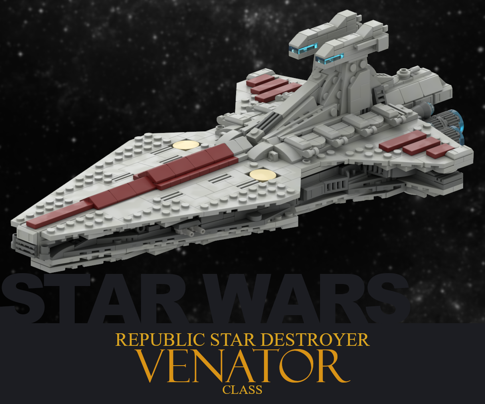 LEGO MOC Republic Star Destroyer Venator-Class by The(Brick)Architect ...