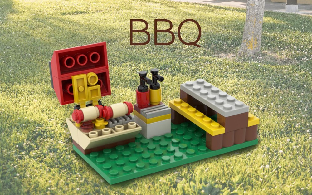 LEGO MOC BBQ by AryaCreates | Rebrickable - Build with LEGO