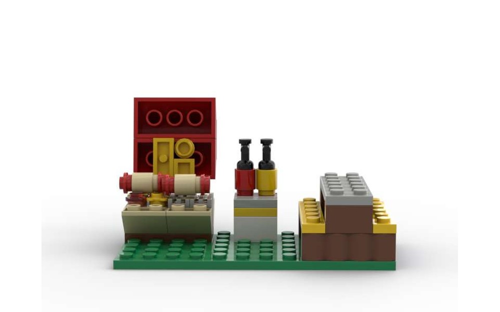 LEGO MOC BBQ by AryaCreates | Rebrickable - Build with LEGO