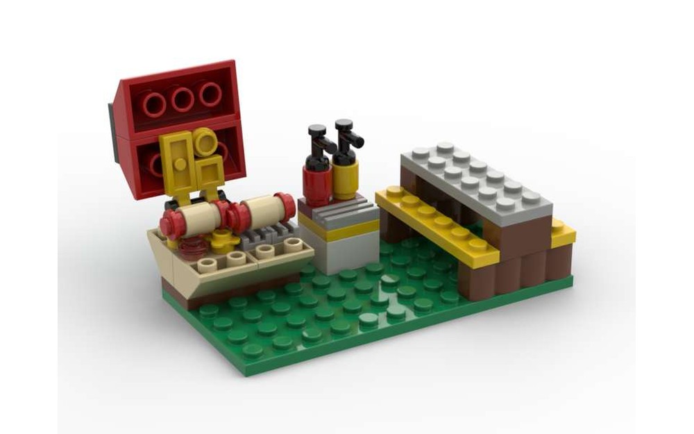 LEGO MOC BBQ by AryaCreates | Rebrickable - Build with LEGO