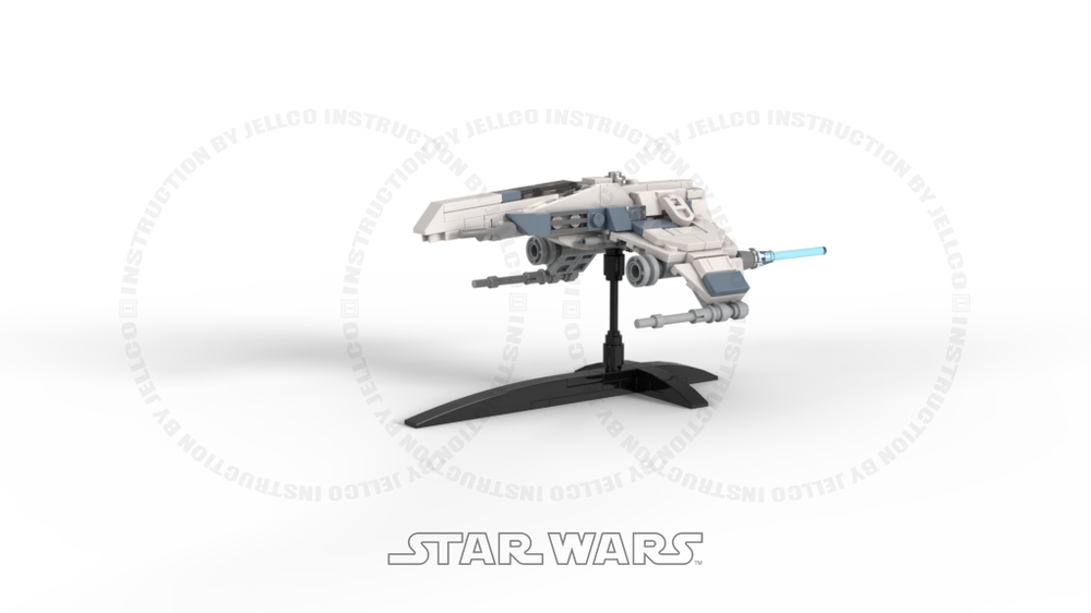 LEGO MOC Micro E wing escort starfighter by jellco | Rebrickable ...