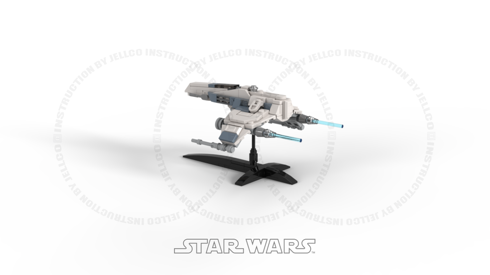 LEGO MOC Micro E wing escort starfighter by jellco | Rebrickable ...
