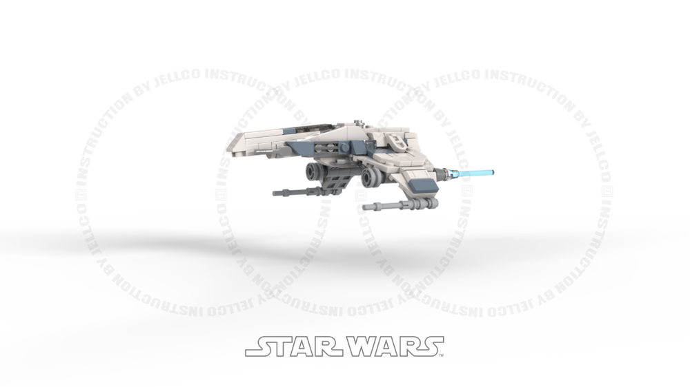Lego Moc Micro E Wing Escort Starfighter By Jellco Rebrickable