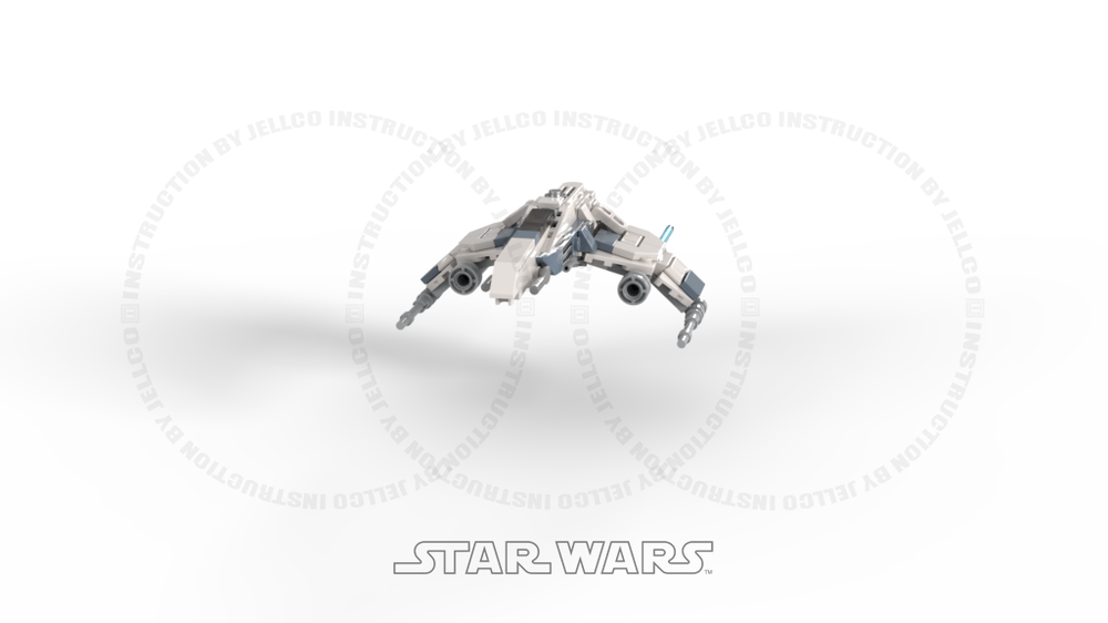 LEGO MOC-157318 Micro E wing escort starfighter by jellco | Rebrickable ...