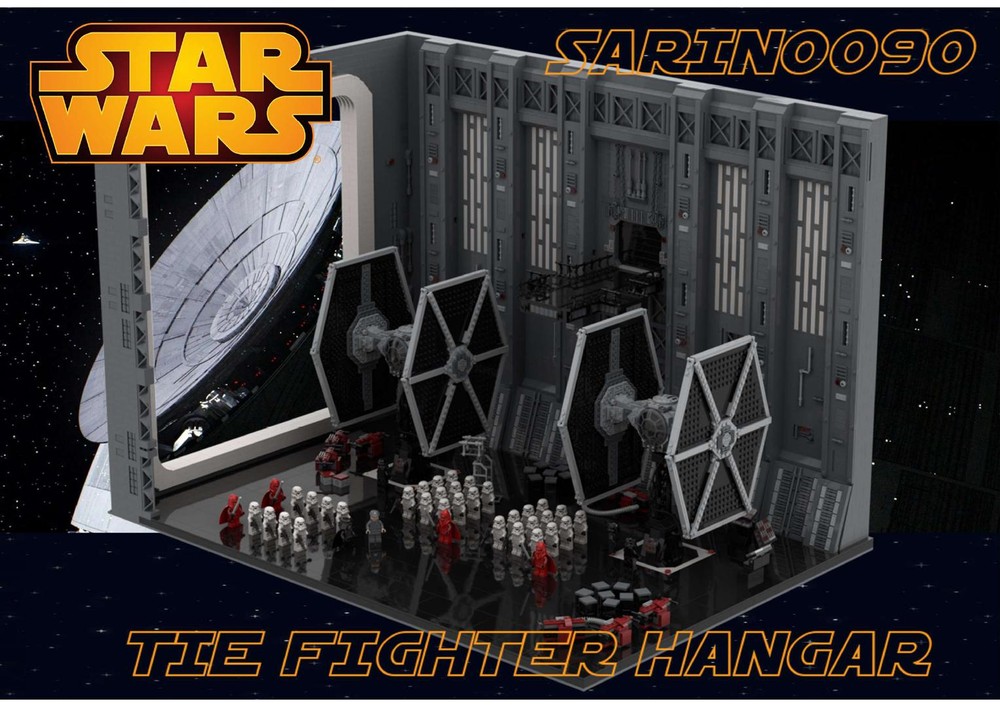 LEGO MOC SW - TIE Hangar by Sarinoo90 | Rebrickable - Build with LEGO