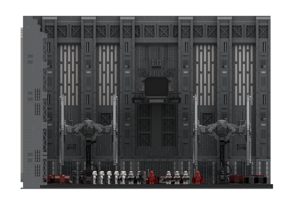 Lego Moc Sw Tie Hangar By Sarinoo90 Rebrickable Build With Lego