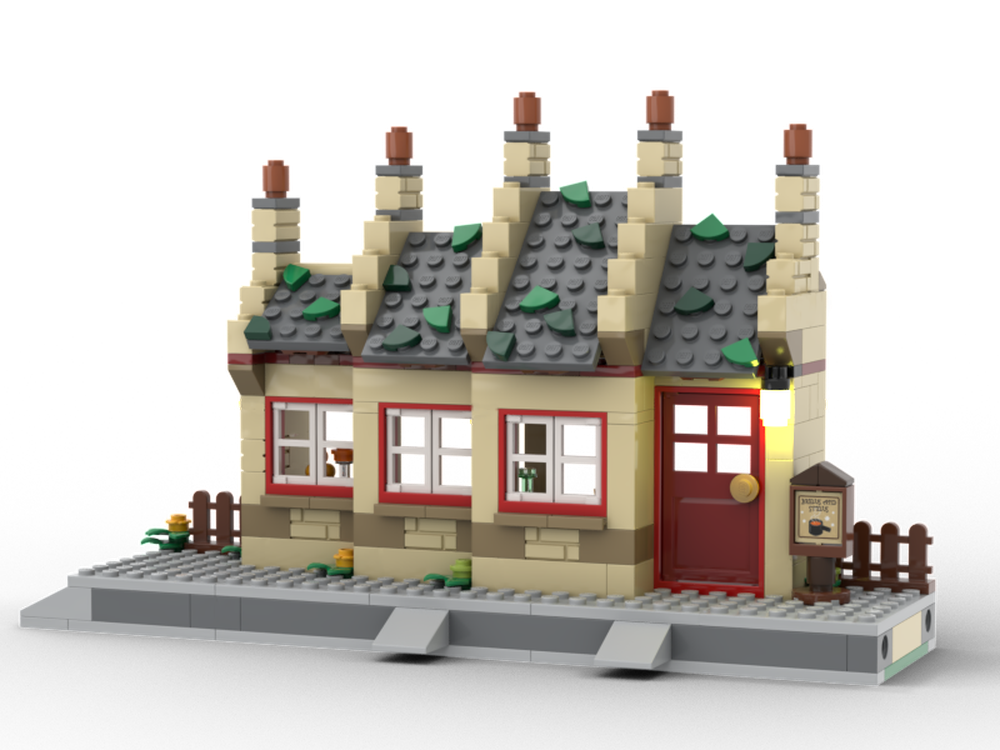 LEGO MOC Hogsmeade Station Extension - Brews and Stews by JD Bricks | Rebrickable - Build with LEGO