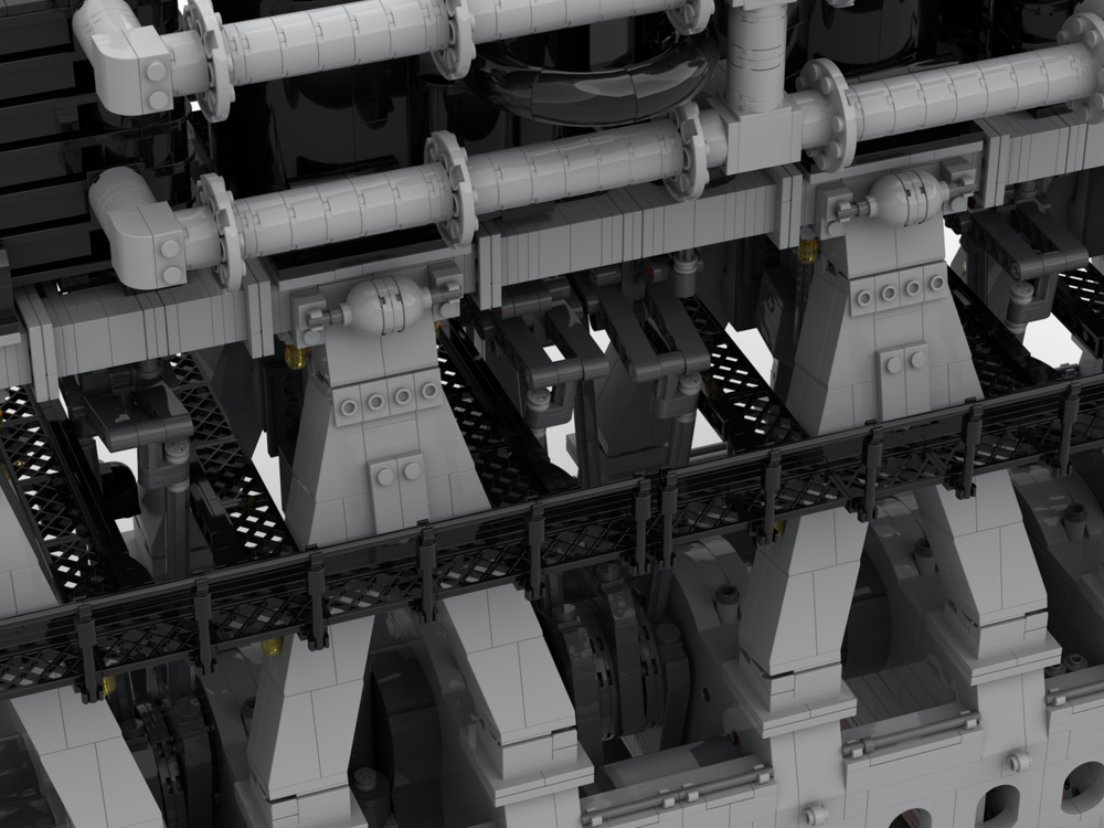 Lego Moc Rms Titanics Reciprocating Triple Expansion Steam Engine By