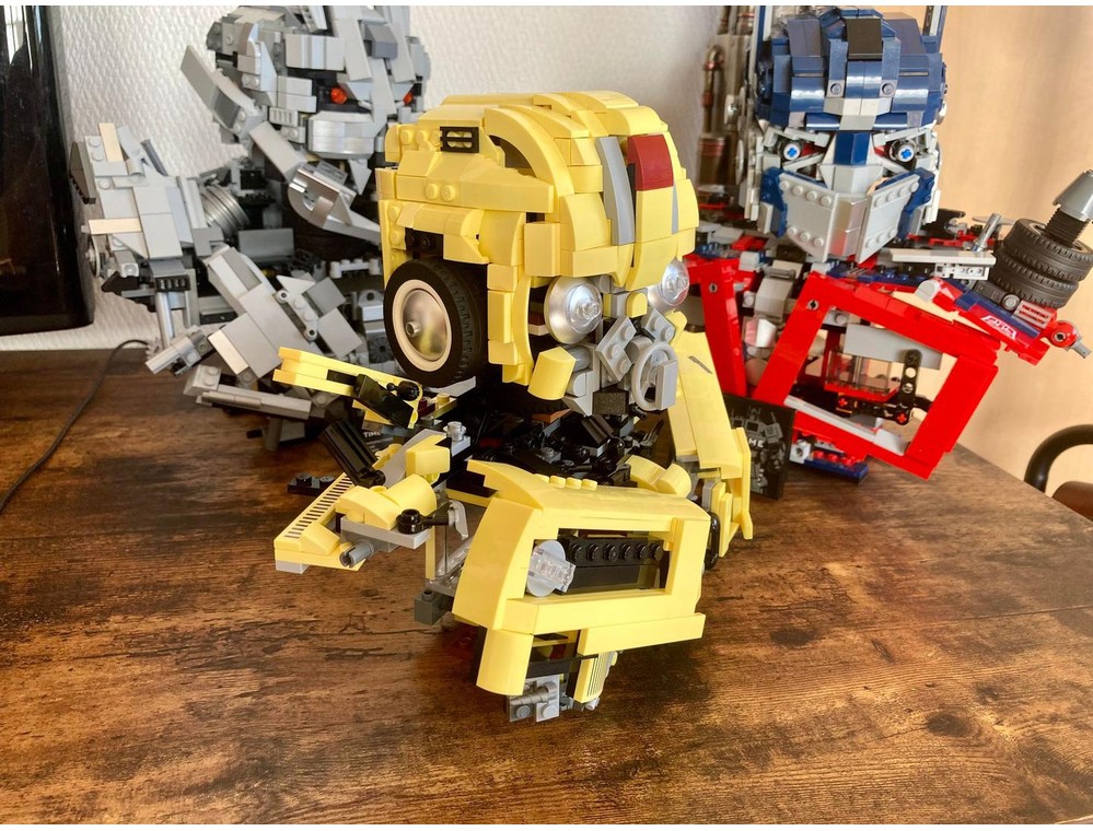LEGO MOC Bumblebee Movie Bust-Transformers by CreationCaravan (Brad ...