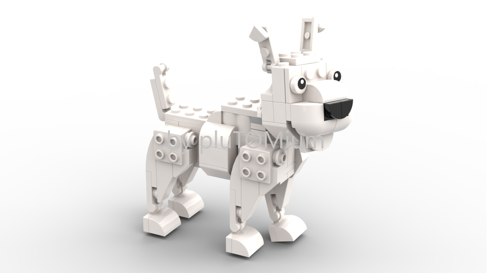 LEGO MOC Snowy Milou (LEGO 31137 Alternate) by pluTOMium | Rebrickable ...