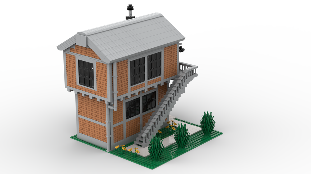 LEGO MOC Poste Aiguillage - Signal tower - MOC by Mimi68 | Rebrickable ...