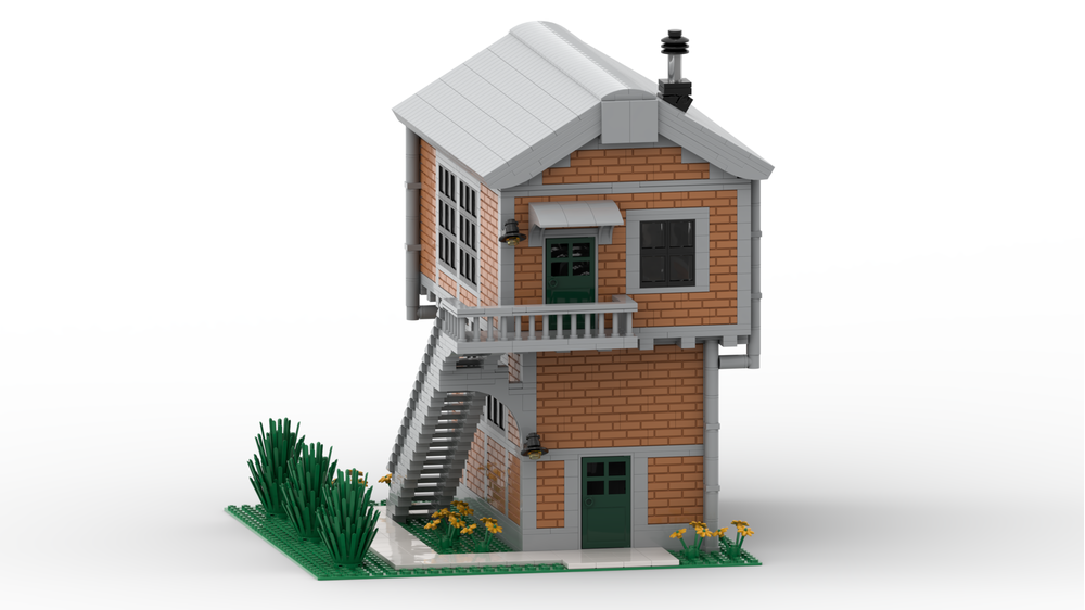 Lego Moc Poste Aiguillage Signal Tower Moc By Mimi68 Rebrickable