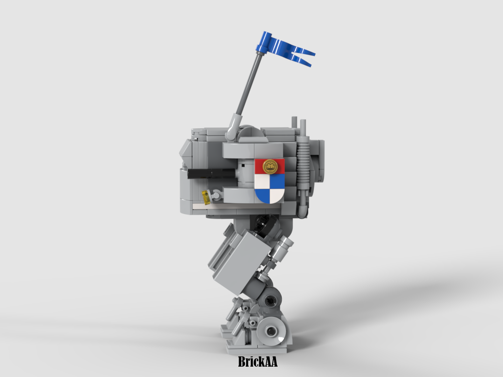 Lego Moc Dieselpunk Mech Samson By Brickaa Rebrickable Build With Lego