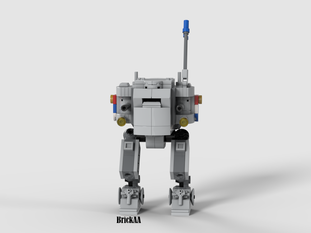 Lego Moc Dieselpunk Mech Samson By Brickaa Rebrickable Build With Lego