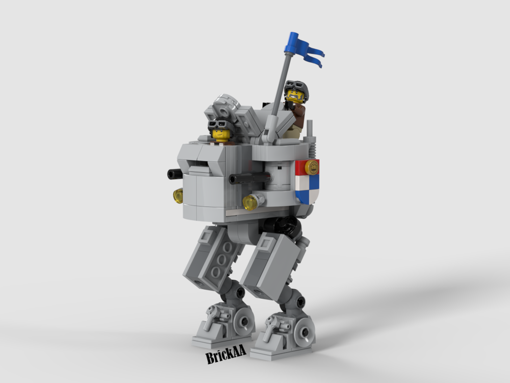 LEGO MOC Dieselpunk mech Samson by BrickAA | Rebrickable - Build with LEGO