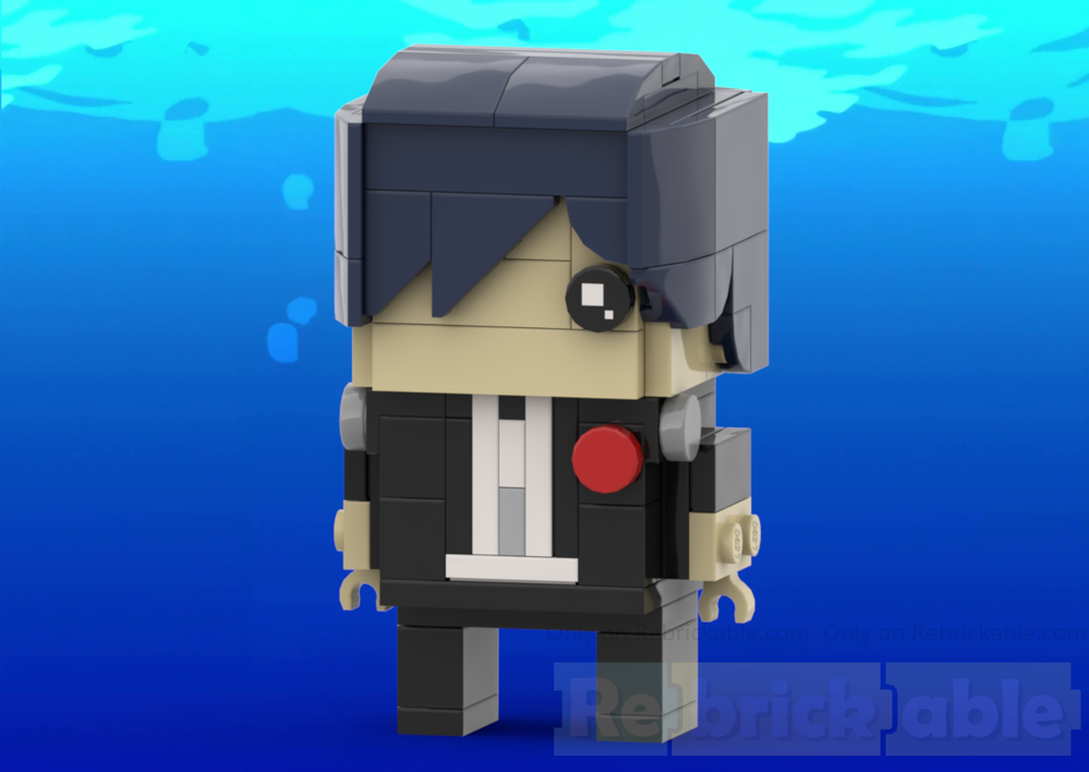 LEGO MOC Persona 3 Protagonist BrickHead by GoldengamerLego ...