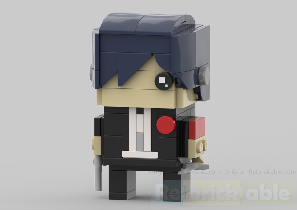 LEGO MOC Persona 3 Protagonist BrickHead by GoldengamerLego ...