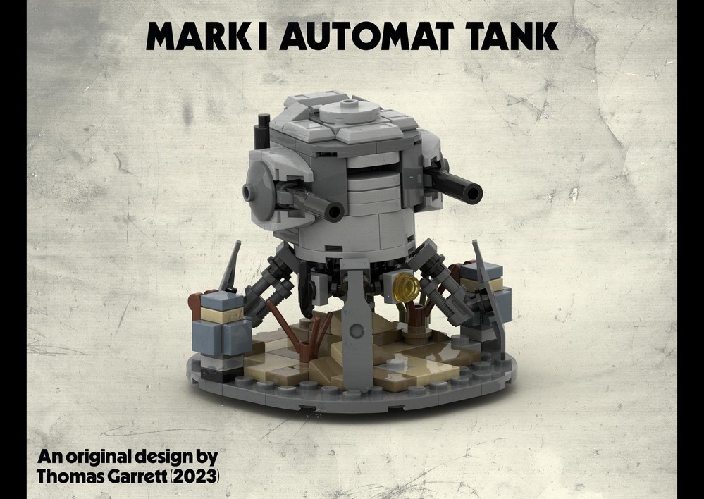 LEGO MOC Mark I Automat Tank by Nosspott | Rebrickable - Build with LEGO