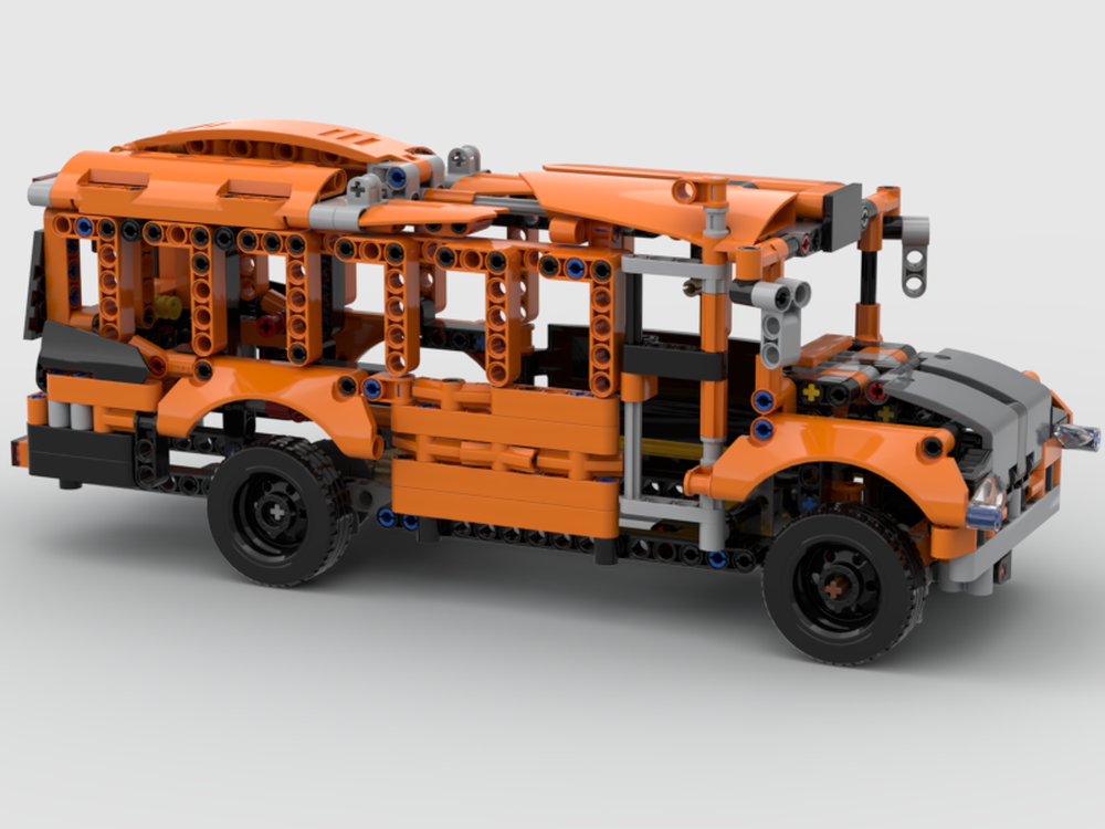 LEGO MOC 42093 School Bus by Firrmi | Rebrickable - Build with LEGO
