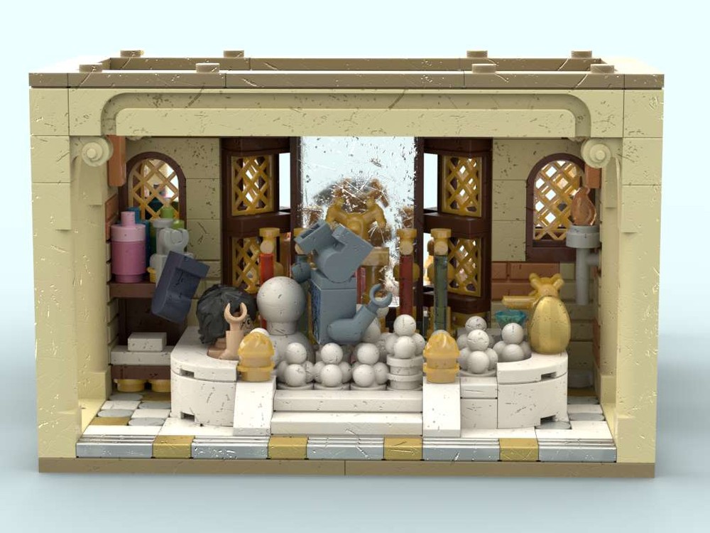 LEGO MOC-157447 prefects bathroom modular by Peter2137 | Rebrickable ...