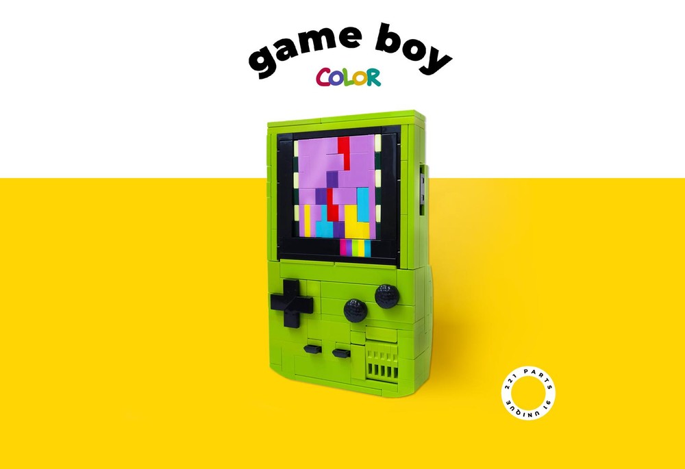 LEGO MOC Ultimate LEGO Game Boy Color (Kiwi) 🥝 by click_lever ...