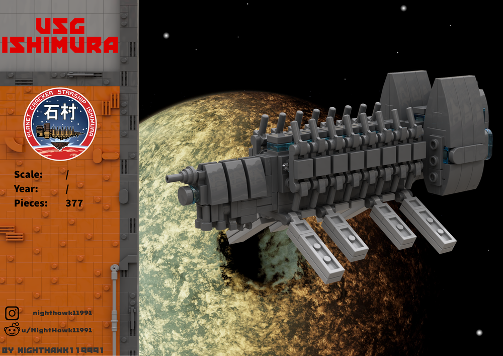 LEGO MOC USG Ishimura (Dead Space) by NightHawk11991 | Rebrickable ...