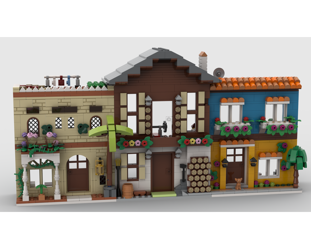 LEGO MOC 40594 Houses of the World 3 Modular by bergebricks ...