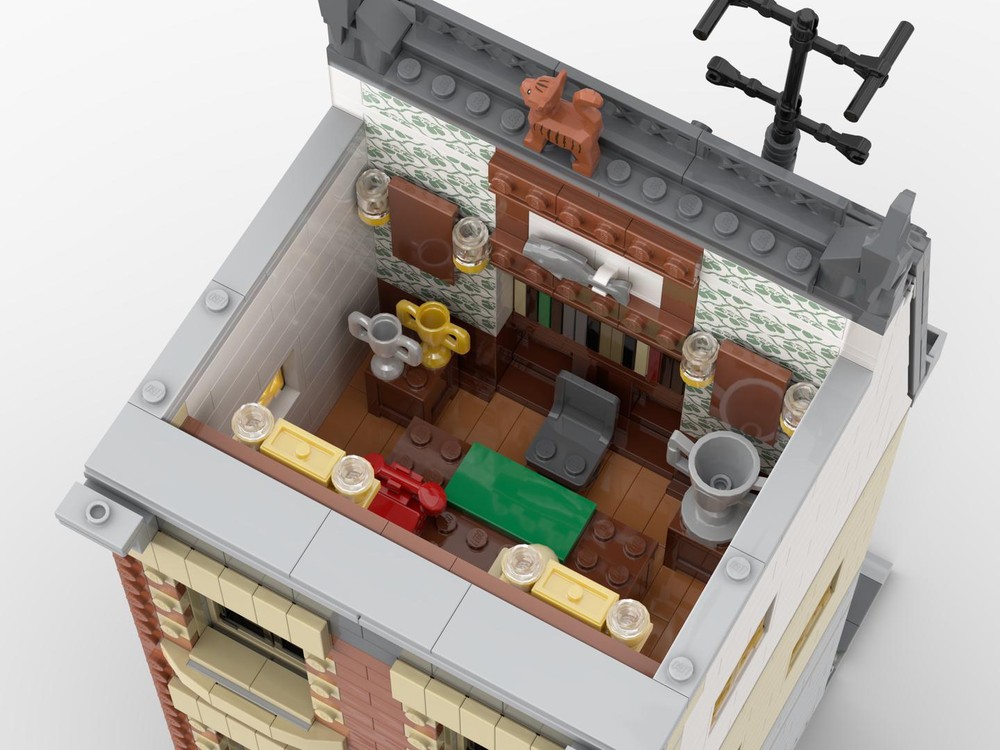 Lego Moc Classic Batcave Modular By Yellowbox777 Rebrickable Build