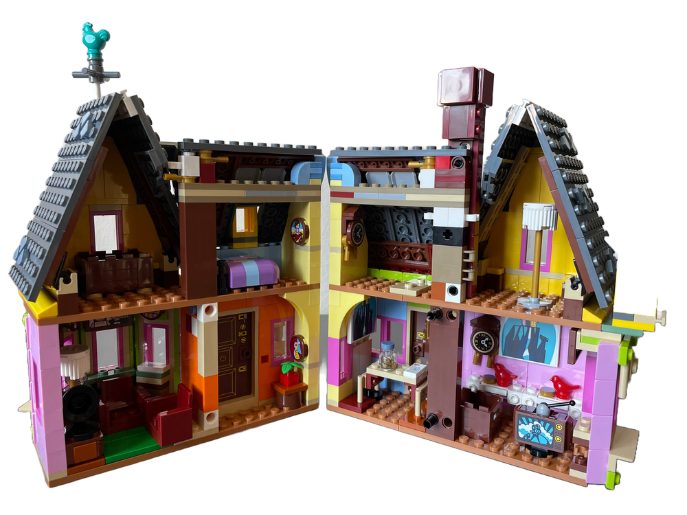 Lego Moc Up House Alternate Build Of 2x 43217 By Re Bricked