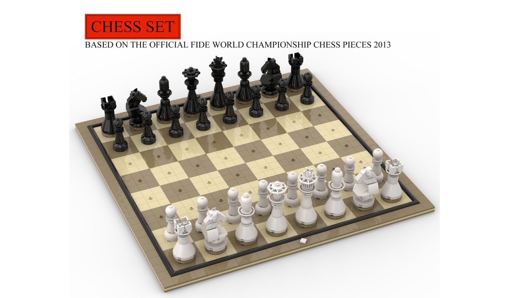 Lego Moc Full Size Chess Set By Archi3d Rebrickable Build With Lego