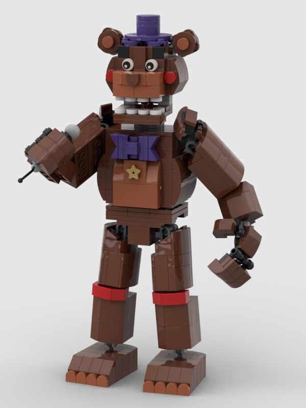 Lego Moc Rockstar Freddy By Excaliburtheone Rebrickable Build With Lego
