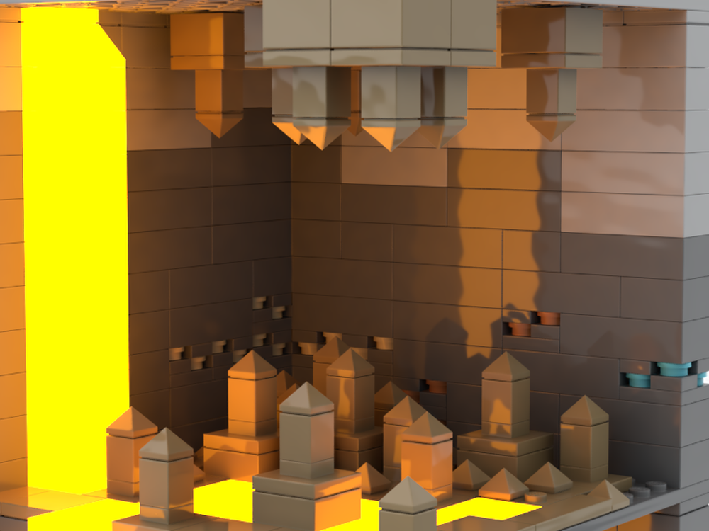 LEGO MOC Cave & Cliffs 1.17/1.18 Chunk by LegacyLego | Rebrickable ...