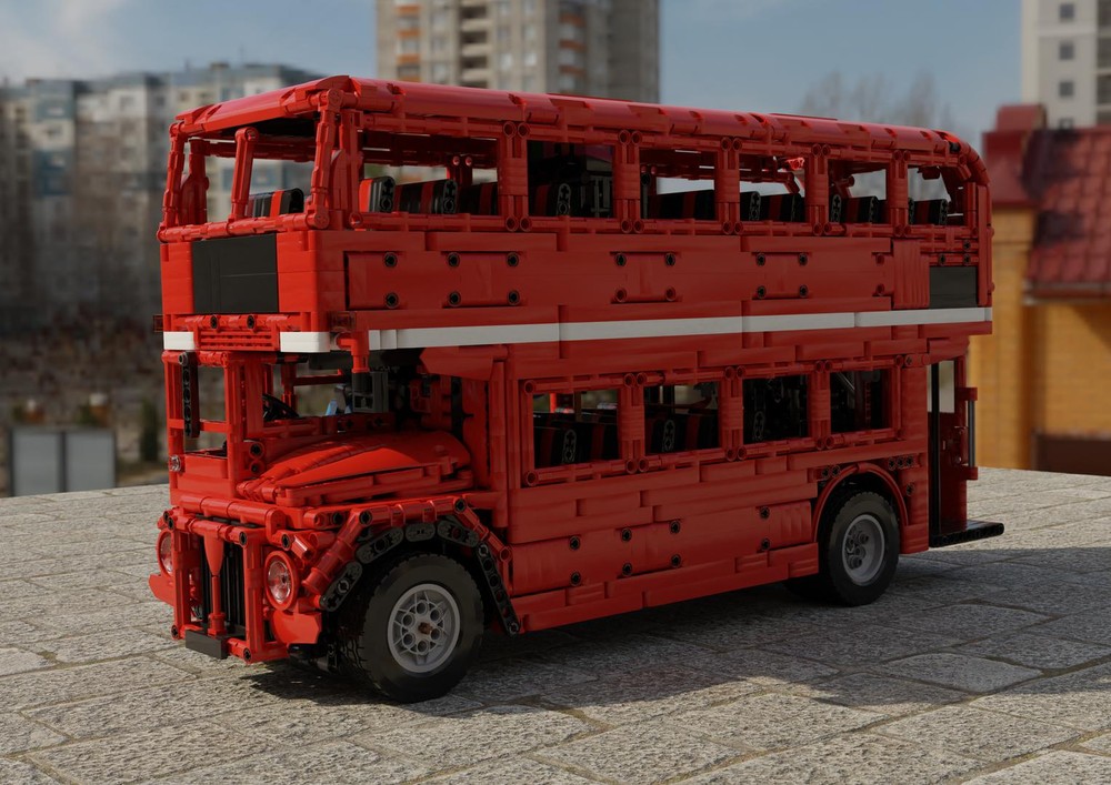 LEGO MOC AEC Routemaster fully remote controlled by B4 | Rebrickable ...