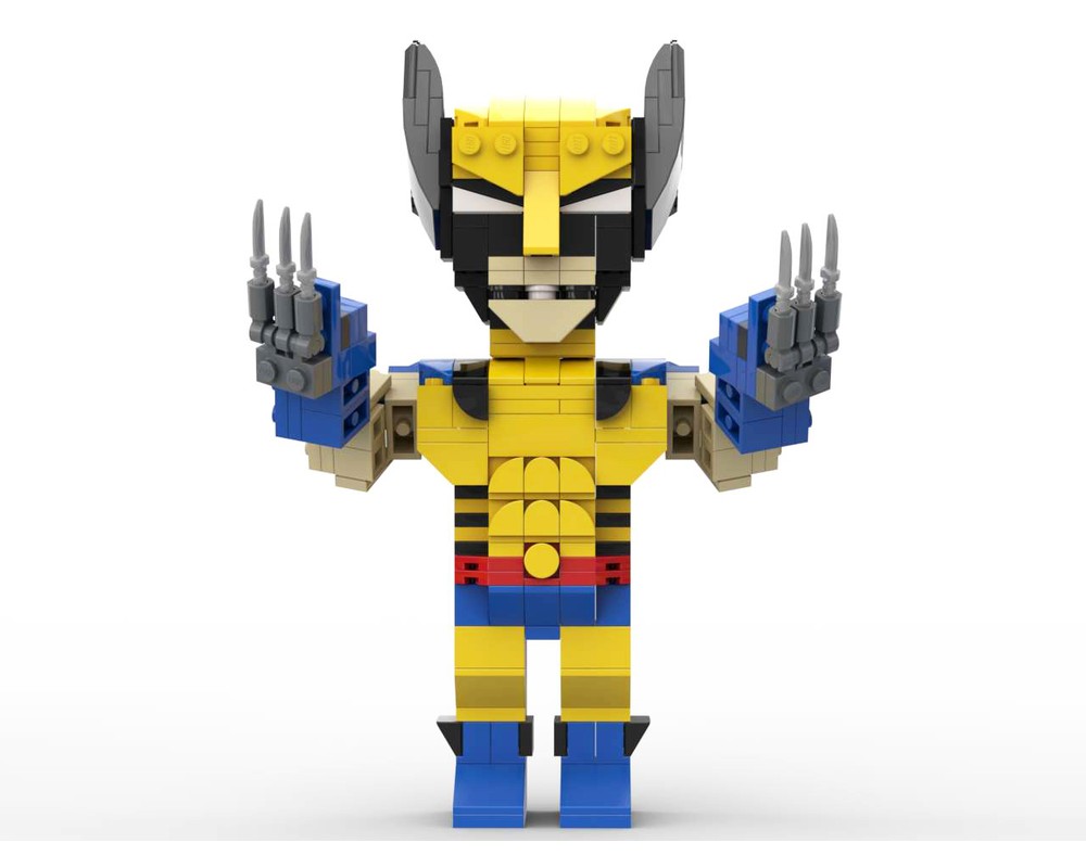 LEGO MOC Wolverine Lego Figure by LittlebricksHeroes | Rebrickable ...