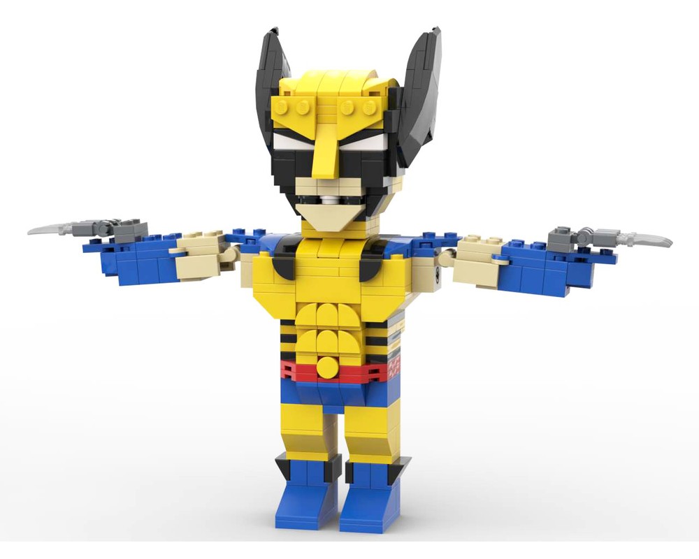 LEGO MOC Wolverine Lego Figure by LittlebricksHeroes | Rebrickable ...