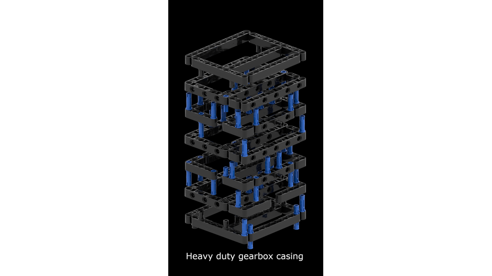 Lego Moc Rugged 4 Gear Sequential Gearbox By Gartenpinguin