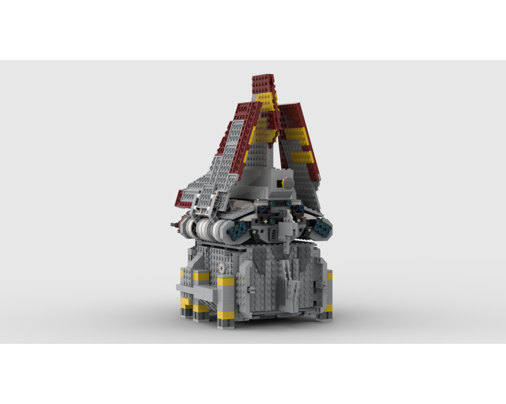 LEGO MOC Rho-class transport shuttle (Under side cargo hull and ...